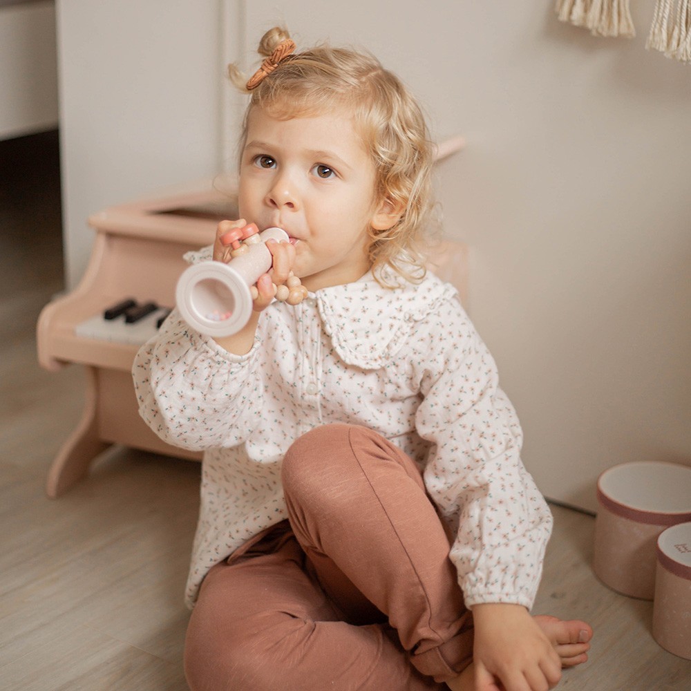 Wooden Trumpet - Pink